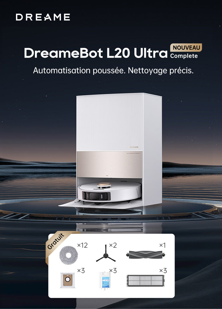 Dreame L20 Ultra Complete Robot Aspirateur Laveur – Dreame France