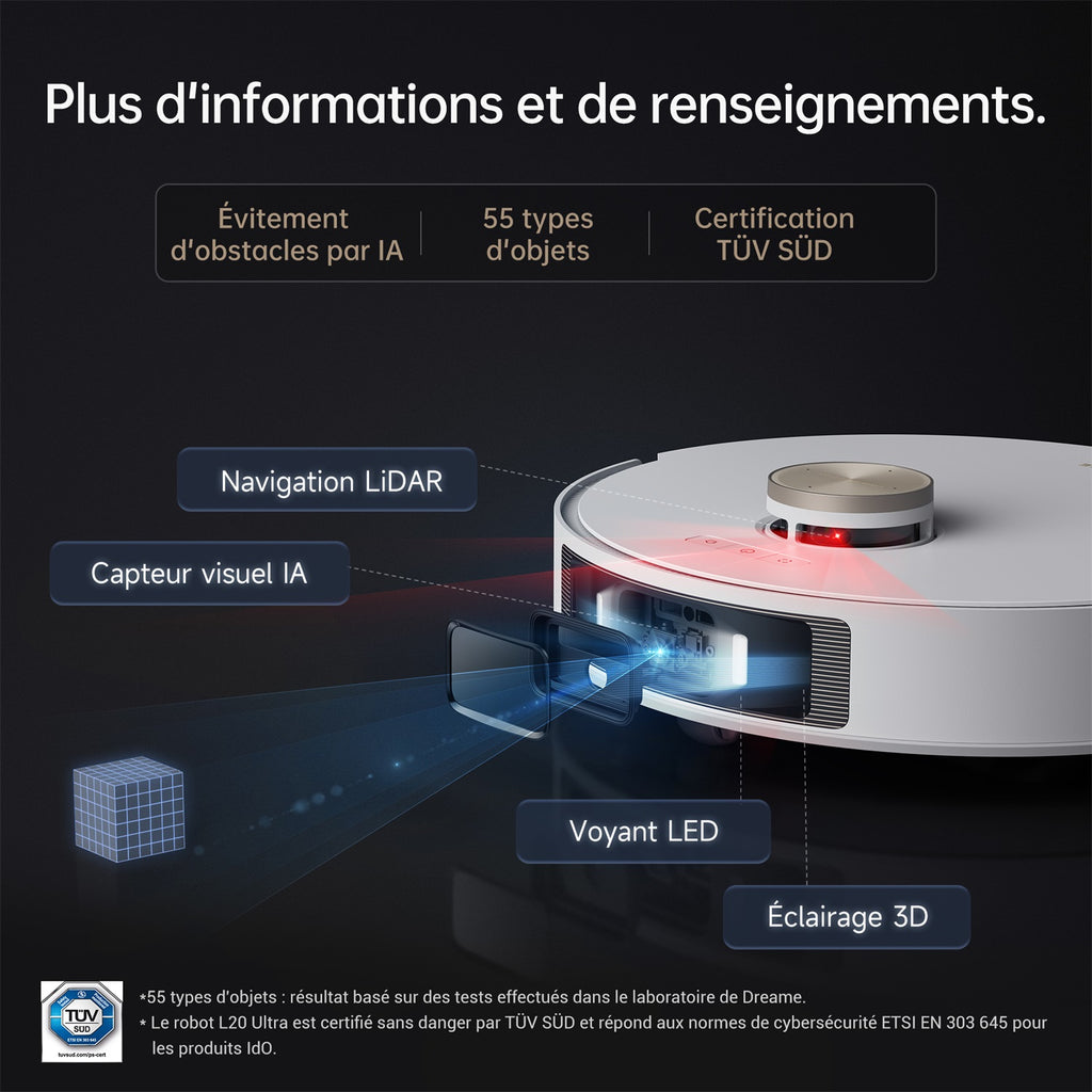 DreameBot L20 Ultra Complete – Dreame France